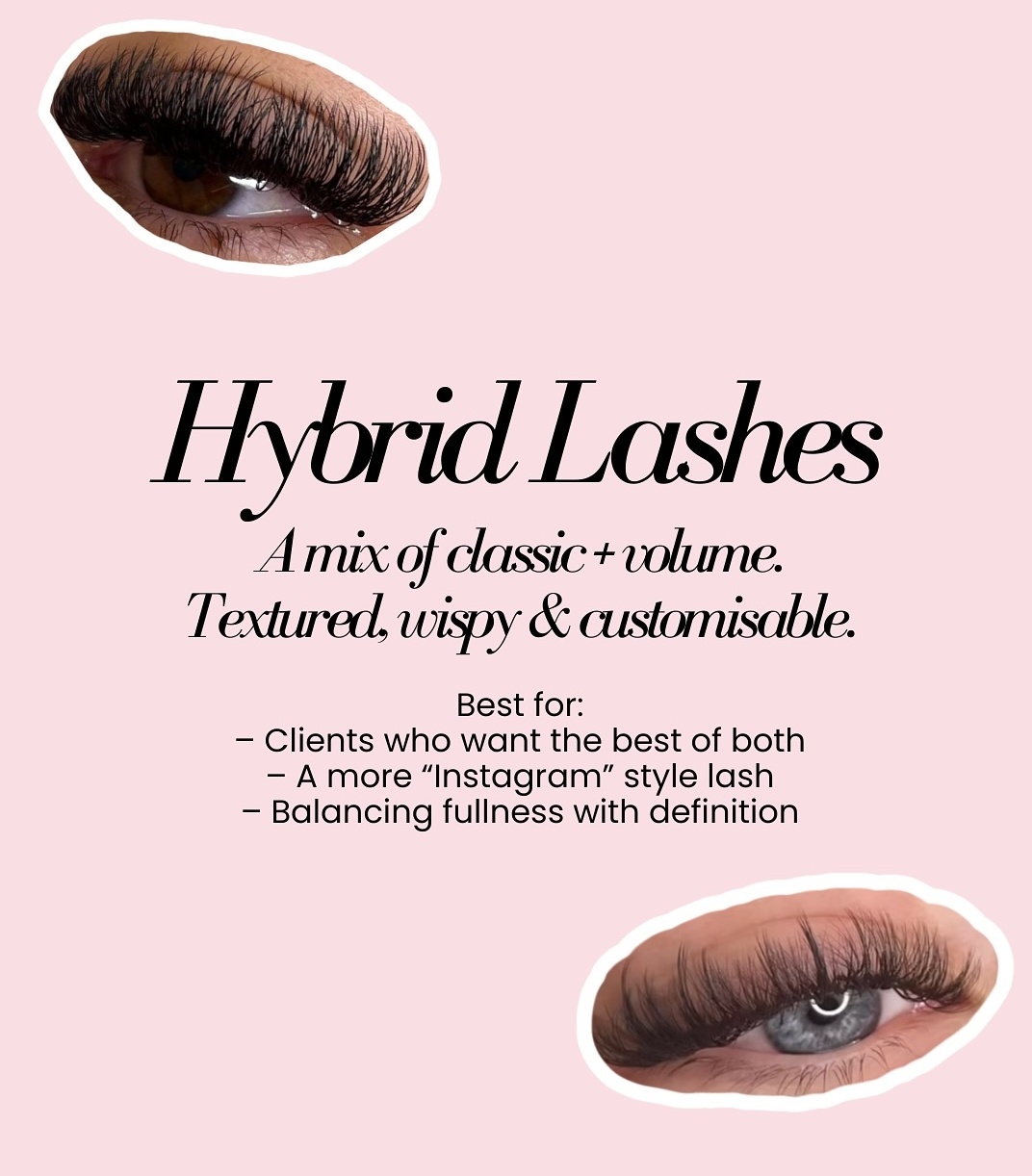 What is Hybrid Lash Extension? - Qingdao ABD Eyelash Co., Ltd